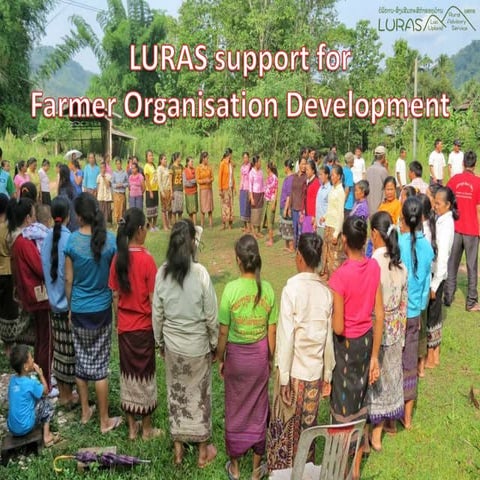 LURAS support for Farmer Organisations | PPTX
