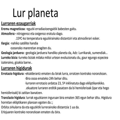 Lur planeta | PPT