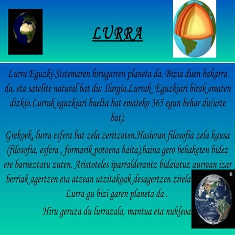 Lurra | PPT