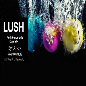 Lush Marketing Sales Expansion Project | PPT