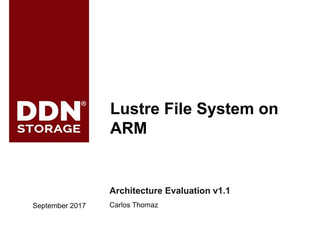 Lustre File System On Arm Pdf