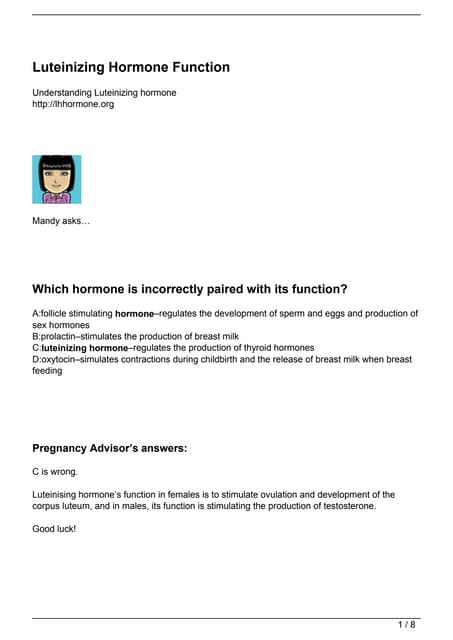 FSH, LH & Testosterone | PPTX