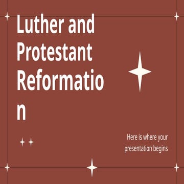 Luther and the Protestant Reformation!!! | PPT