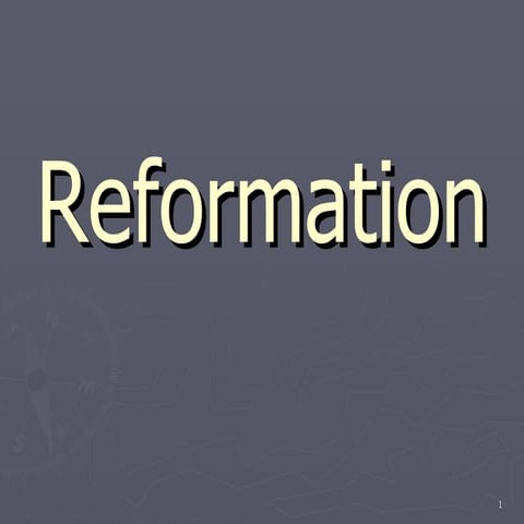 Luther and the reformation | PPT
