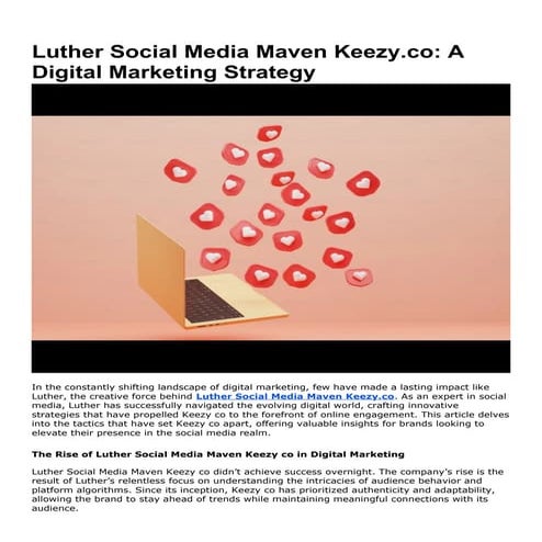 Luther Social Media Maven Keezy.co_ A Digital Marketing Strategy.docx