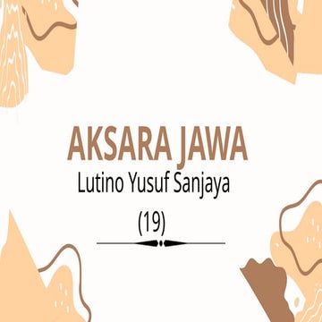 Aksara Jawa (Aksra Nglegena, Askara Murda, Aksara Swara, Aksra Rekan ...