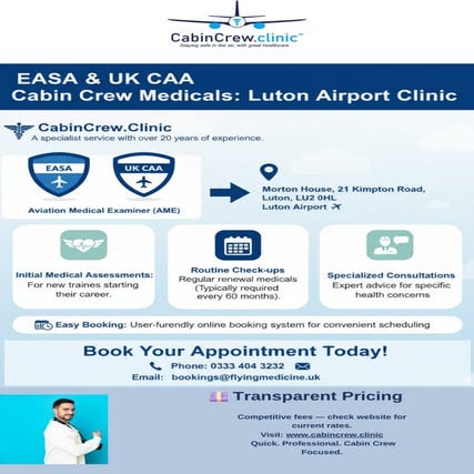 Infographic:- Jet2 Cabin Crew Medical – Quick Overview | PDF