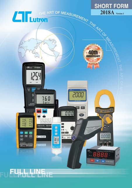 Lutron DO-5509 Dissolved Oxygen Meter | PDF | Chemistry | Science