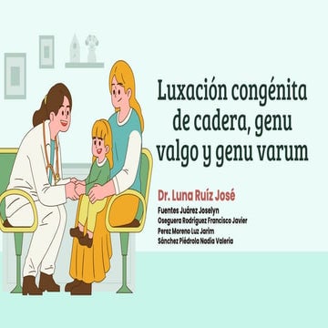 Luxación de cadera, valgo y varum dx y tx | PDF