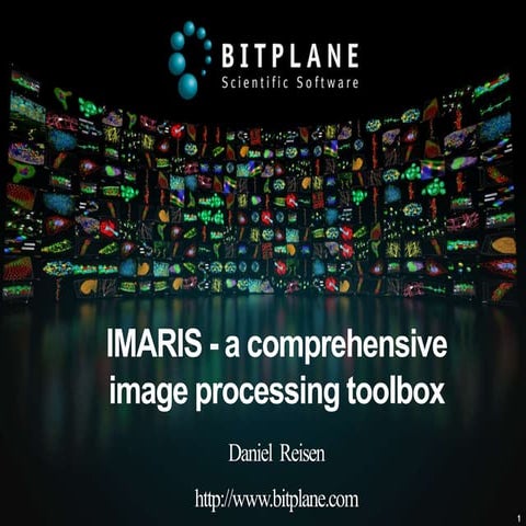 IMARIS - a comprehensive image processing toolbox | PPT