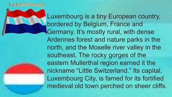 luxembourg french slideshow | PPT