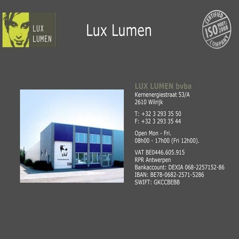 Lux Lumen projects | PPT