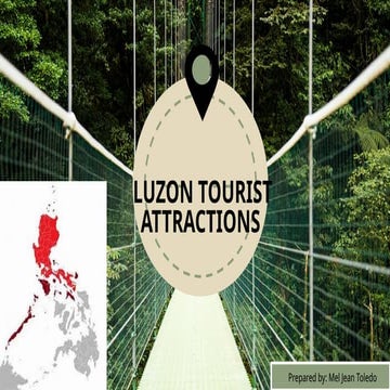 Luzon attractions for Philippine geography.pptx