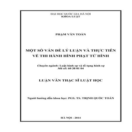 luan van van de ve thi hanh hinh phat tu hinh, hot | PDF