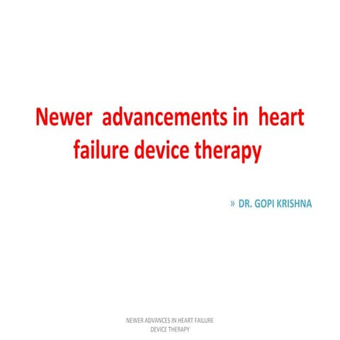 heart failure device therapy | PPT