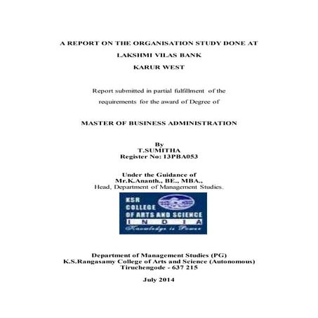 Lvb bank project | DOCX