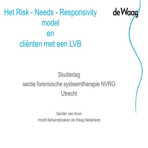 Lvb x rnr model studiedag sectie fs nvrg 2013 b | PPTX