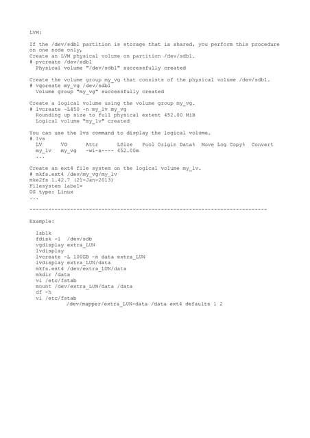 Manage Logical Volume in RHEL - RHCSA (RH134).pdf