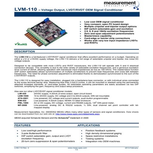 Lvm 110 | PDF