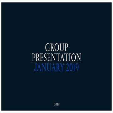 Lvmh group presentation | PDF