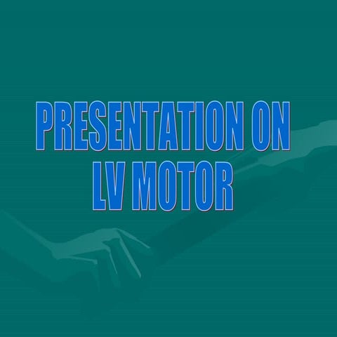 Low Voltage Motors | PPT