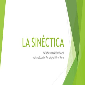 La Sinéctica | PPTX