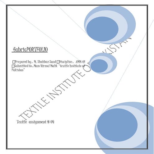Fabric portfolio | DOCX