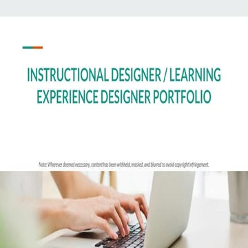 Learning Experience Designer - Portfolio | PDF