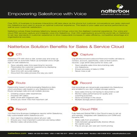 Natterbox - Company Profile | PDF