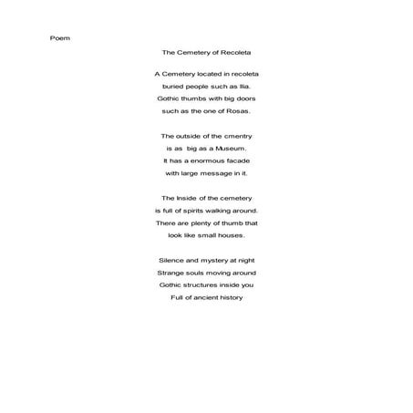 Poem cemetery | DOCX