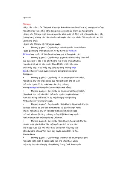 Vận tải hàng không | PPTX