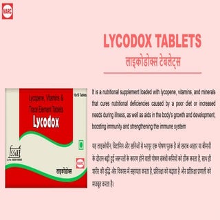 Lycodox Tablet is a nutritional supplement containing lycopene ...