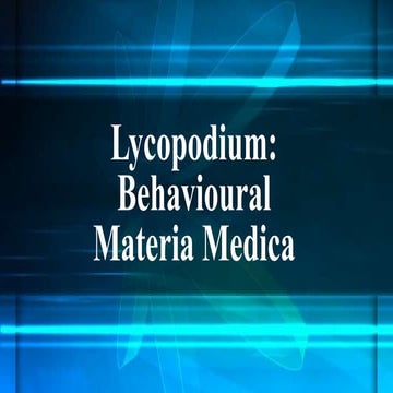 Lycopodium BMM | PPT