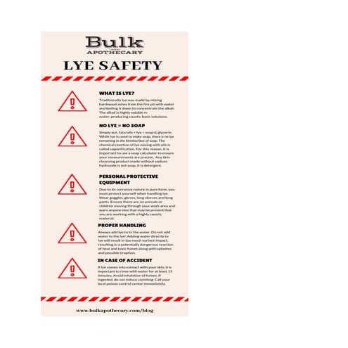 Lye safety | PDF