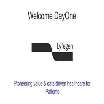Pioneering value & data driven healthcare for Patients | PPT