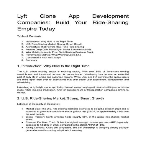 Lyft Clone App Development Companies_ Build Your Ride-Sharing Empire Today.pdf