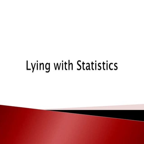 Lying With Graphs | PPTX