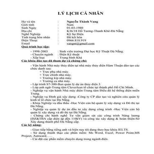 Ly lich trich ngang | DOC