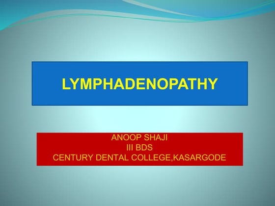 Lymph Node Examination | PPT