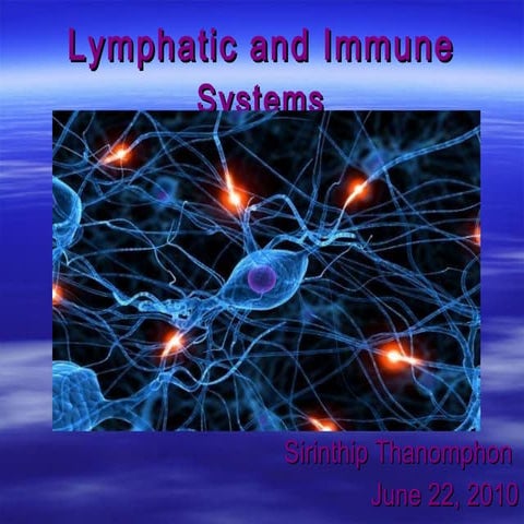 Lymphatic and immune systems#6presentation | PPT