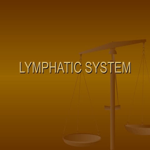 Lymphatic System | PPT