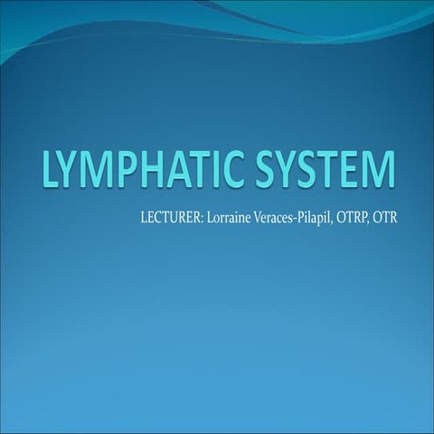 Lymphatic system | PPT