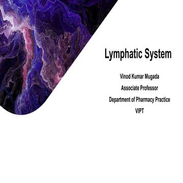 Lymphatic System.pptx | Biological Sciences | Science