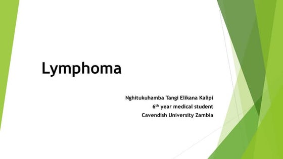 Hodgkin's lymphoma | PPT