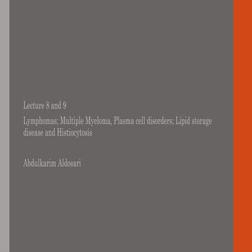 Lymphoma types and examination multiple mylar plasma cell lipid storage ...