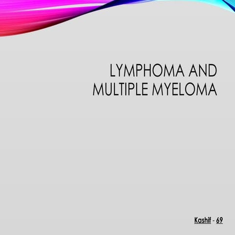 Lymphoma | PPTX