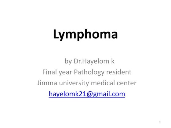 Linfomi | PPT | Blood Disorders | Diseases and Conditions