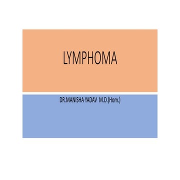 Lymphoma pdf | PDF | Blood Disorders | Diseases and Conditions