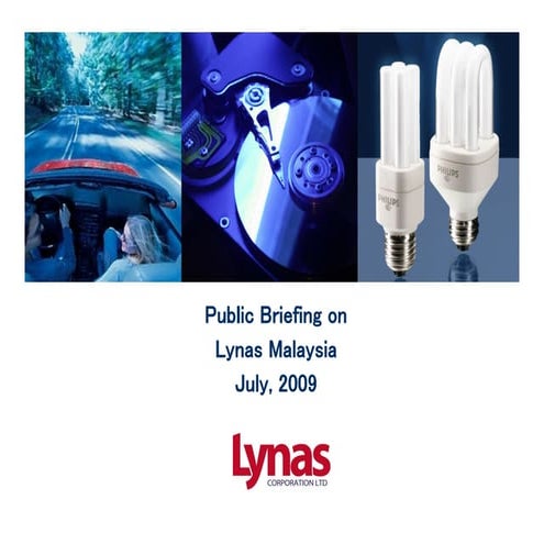 Public Briefing on Lynas Malaysia | PDF
