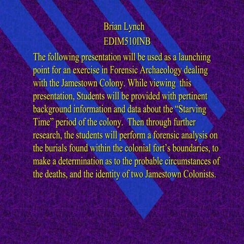 Forensic anthropology case study | PPTX